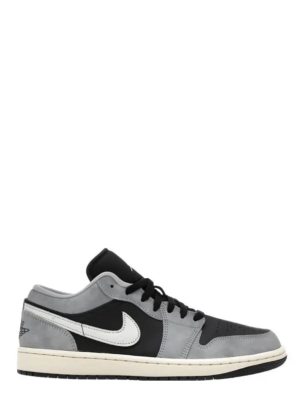 JORDAN 1 Low Top Sneakers - Light Smoke Grey/white/off Noir