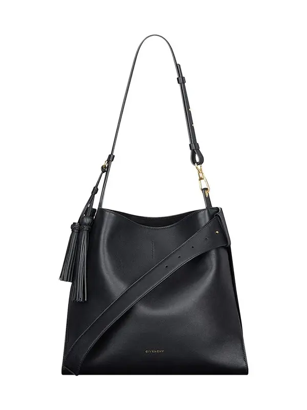 Givenchy Day Hobo Bag In Smooth Leather - Black