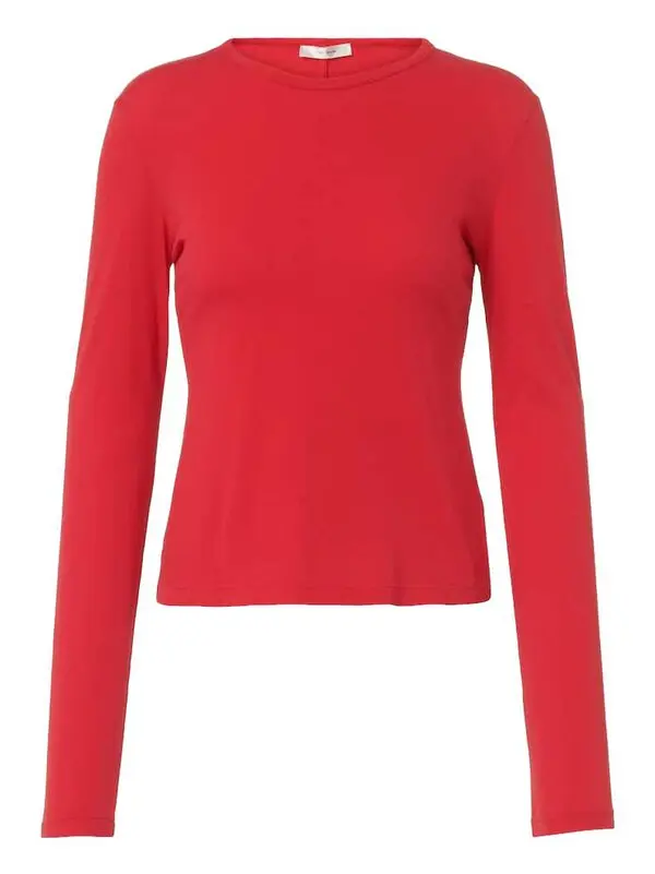 THE ROW Seruni Cotton Jersey T-shirt - Red