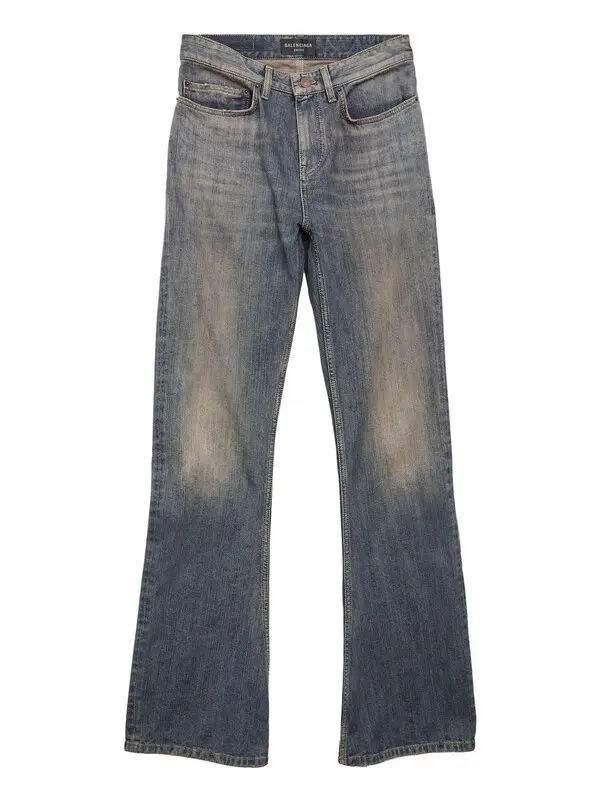 Balenciaga Bootcut Denim Pants - Blue