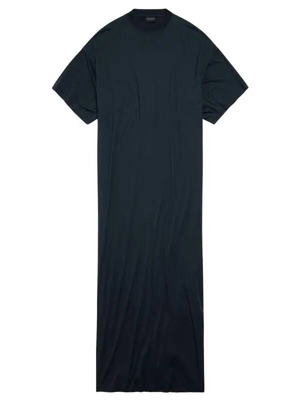Balenciaga Cocoon Maxi Dress - Black
