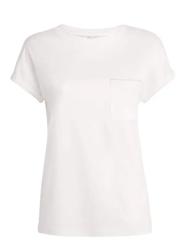 Eleventy Pocket-detail Short-sleeve T-shirt - White