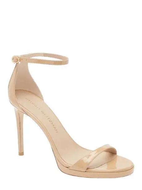 STUART WEITZMAN Nudist Platform Sandal - Adobe