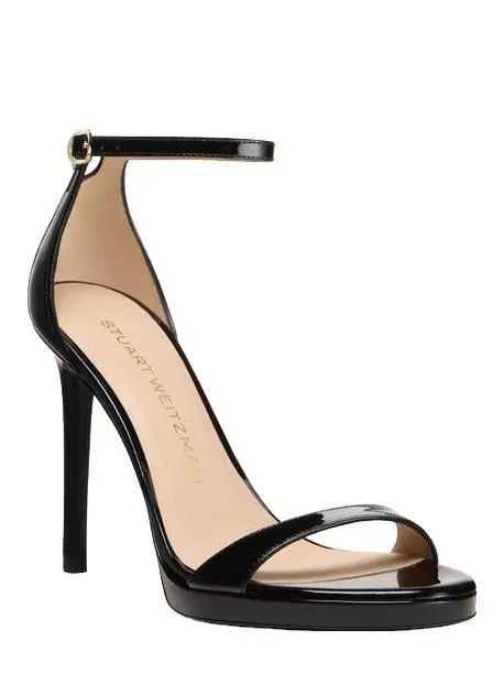 STUART WEITZMAN Nudist Platform Sandal - Black
