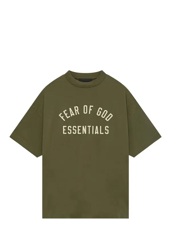 Fear Of God Jersey Crewneck Tee - Green