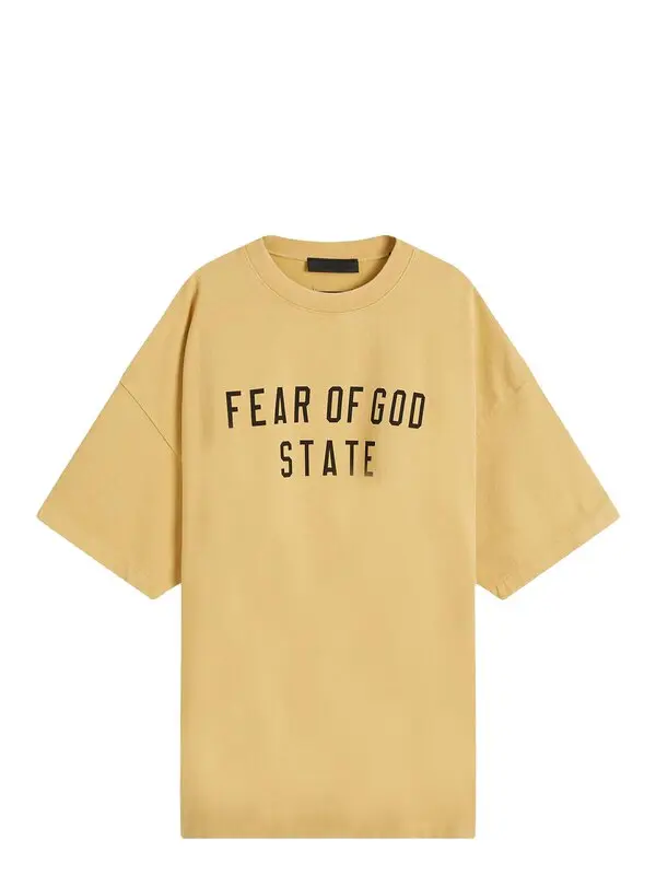 Fear Of God Heavy Crewneck Tee - Yellow