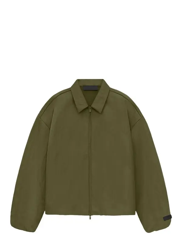 Fear Of God Textured Nylon Trucker Jacket - Green