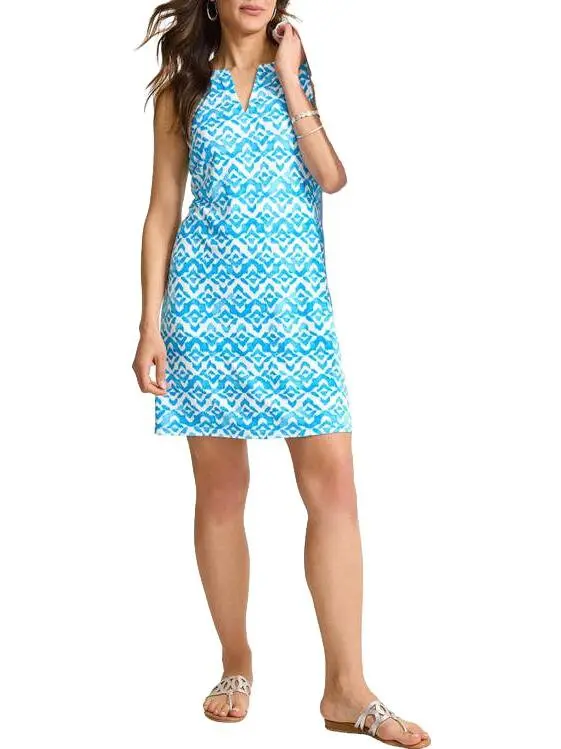 Tommy Bahama Tiled Shift Dress - Como Blue