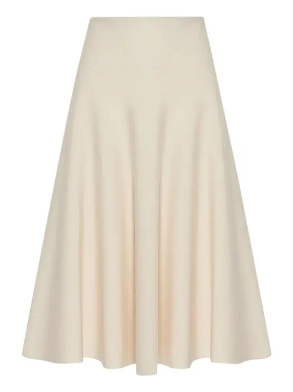 THE ROW Harley Skirt - White