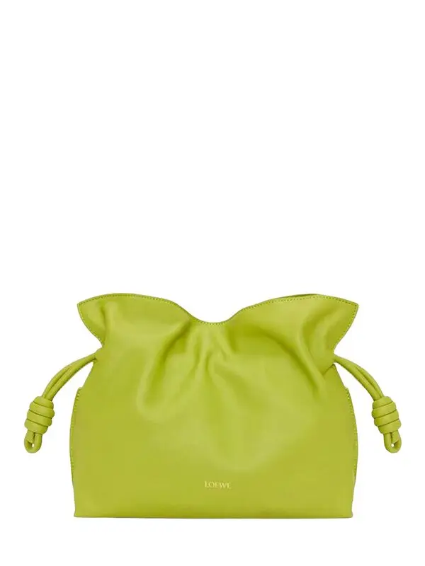 Loewe Flamenco Clutch - Green