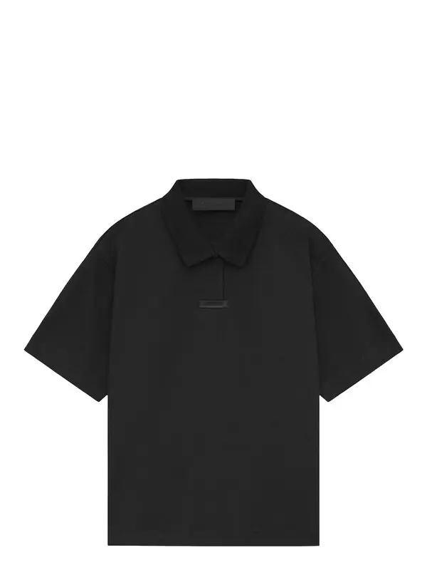 Fear Of God Pique Polo - Black