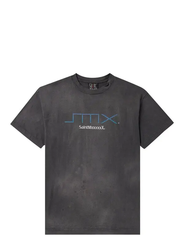 SAINT MXXXXXX Sm6 Short-sleeve Tee - Black