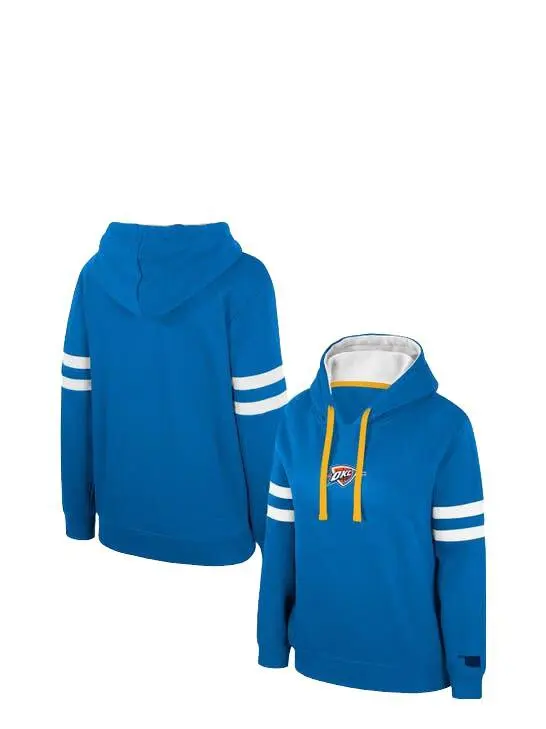 STADIUM ESSENTIALS Oklahoma City Thunder Road Game Pullover Hoodie - Blue