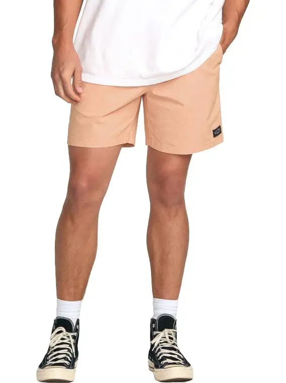 BILLABONG Cotton Drawstring Shorts - Coral Haze