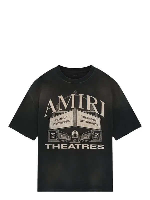 Amiri Theatres Oversized Tee - Black