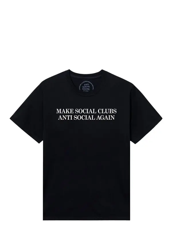 ANTI SOCIAL SOCIAL CLUB Double Hate Tee - Black