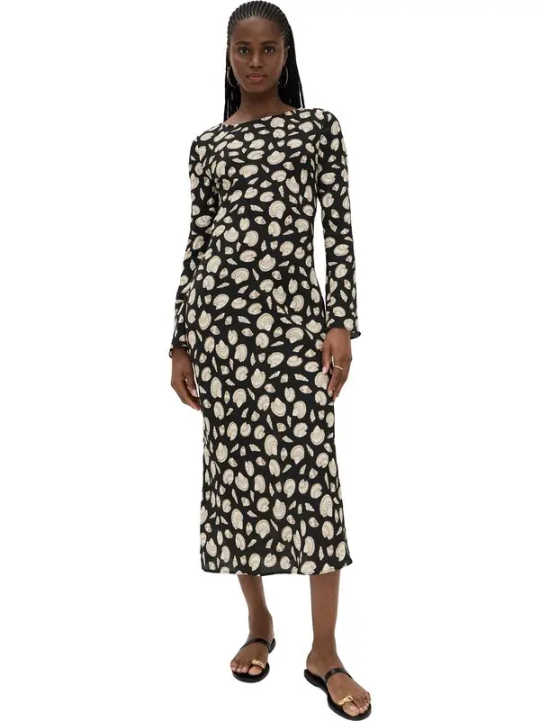 Ciao Lucia Gaia -print Midi Dress - Shell