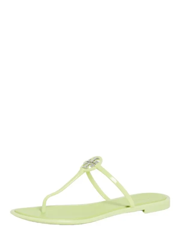 Tory Burch Mini Miller Jelly Sandals - Garden Mint/silver