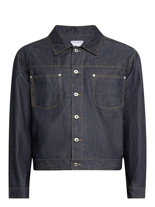 Bottega Veneta Denim Shirt Jacket - Indigo