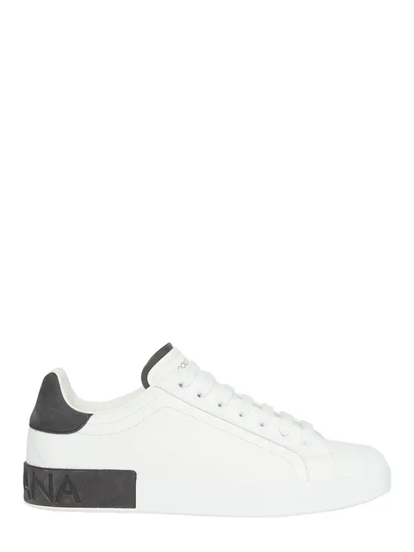 Dolce & Gabbana Portofino Low-top Sneakers - White/blk