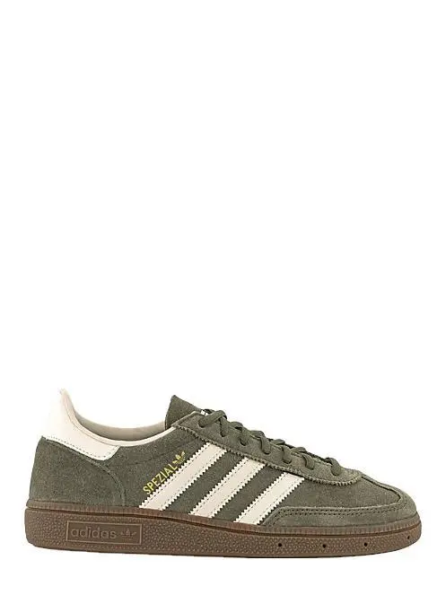 Adidas Handball Spezial Suede Trainers - Olive Strata Cream White