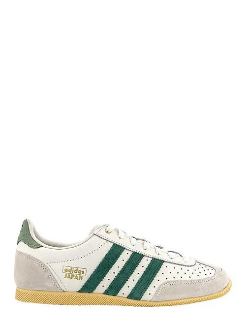 Adidas Leather Low-top Trainers - Offwhite Collegiate Gree