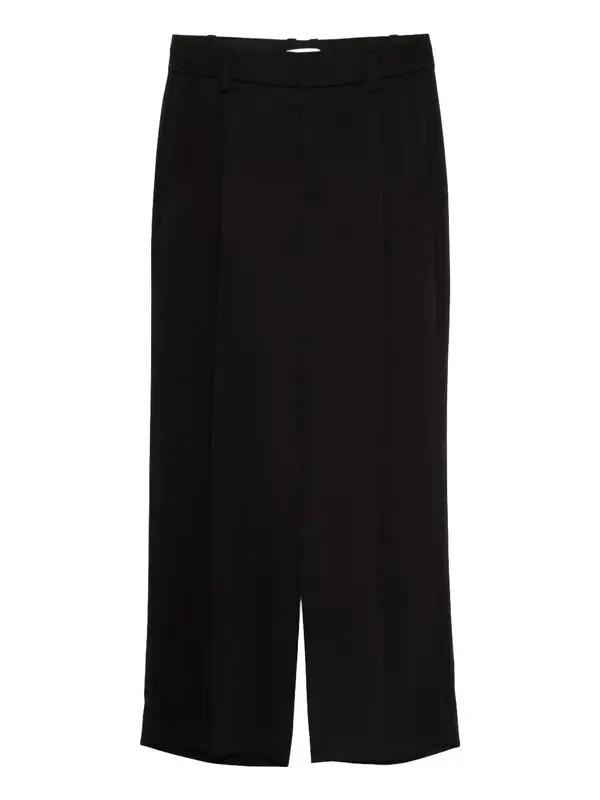 Vince Pleat-detail Tailored Trousers - Black