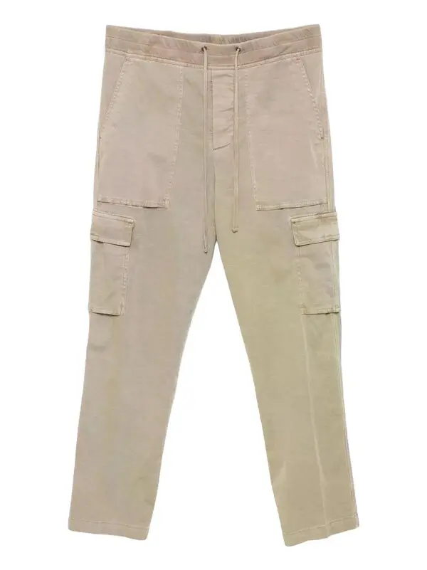 JAMES PERSE Cotton Slub Cargo Pants - Brown