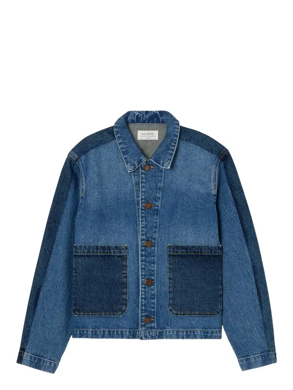 LA LIGNE Cropped Color-blocked Jacket - Walter,james