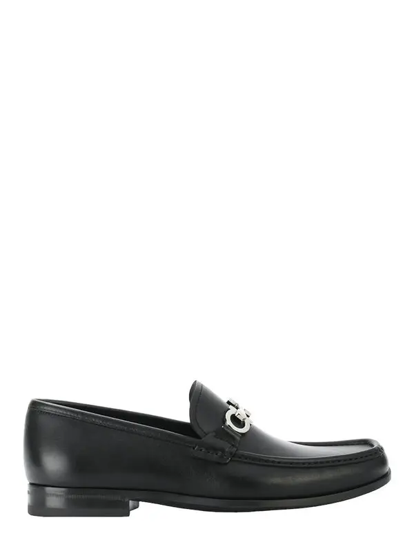 FERRAGAMO Rolo 15 Mocassin - Black