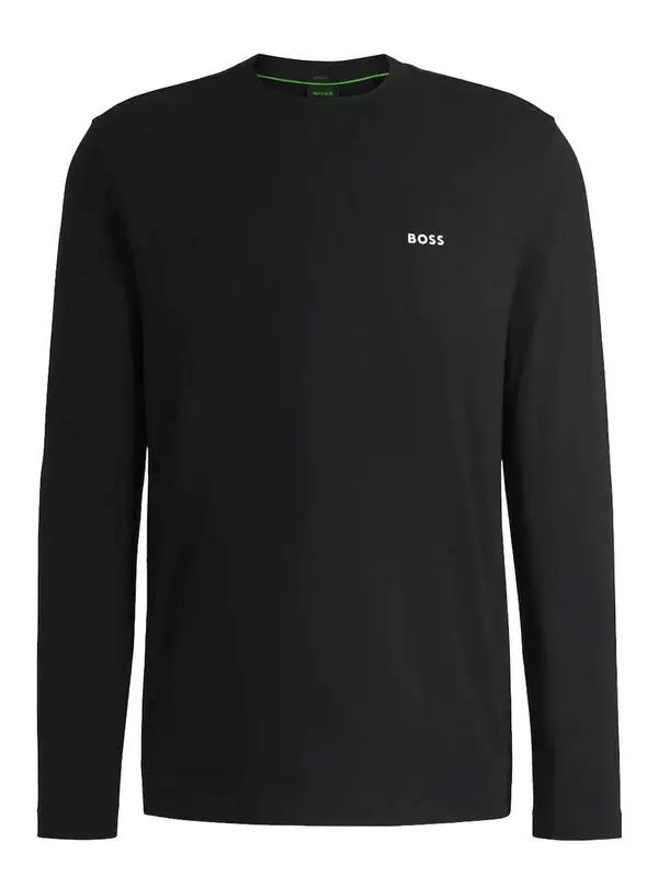 Hugo Logo-print T-shirt - Black
