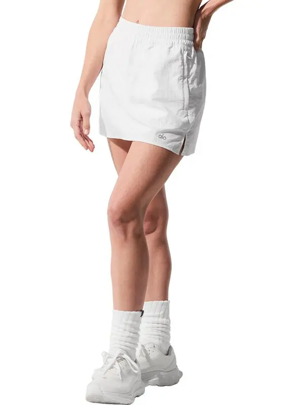 Alo Yoga Alumni Tennis Skirt - White