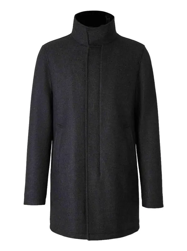 Herno Long Coat - Antracite Grey