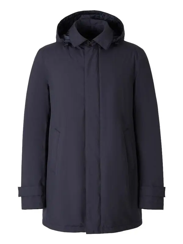 Herno Water-resistant Polyester Parka - Navy Blue