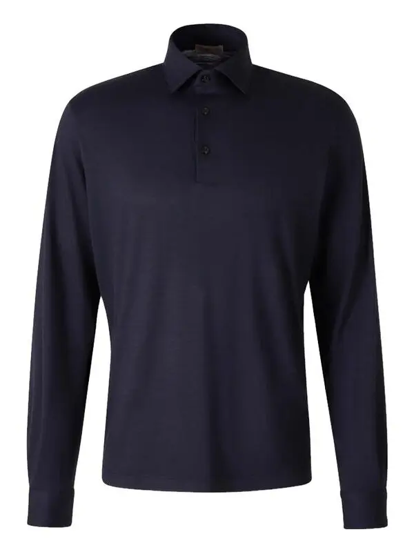 Herno Polo Neck Sweater - Navy Blue