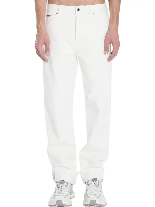 Gucci Denim Multi-pocket Pants - White