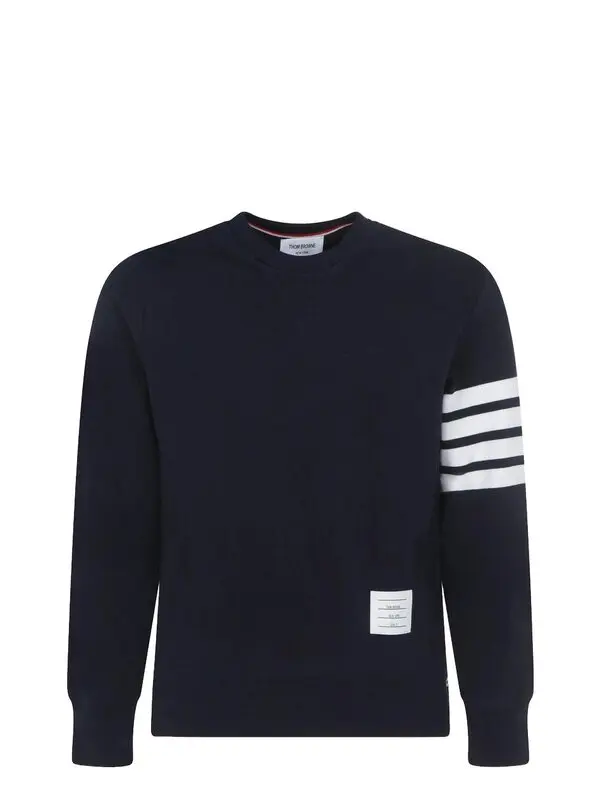 Thom Browne Classic Loopback Sweatshirt - Navy