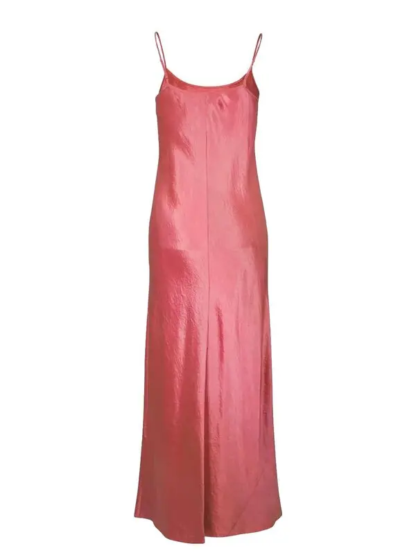 Vince Satin Midi Slip Dress - Pink