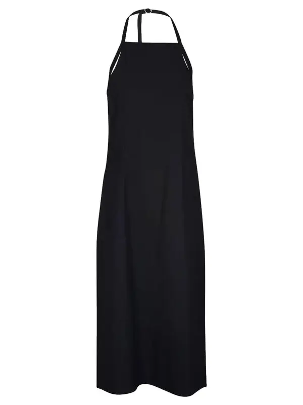 Vince Halterneck Midi Dress - Black
