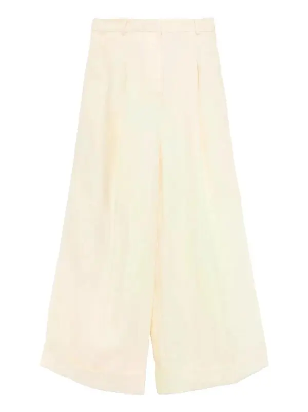 Faithfull The Brand Wide Leg Trousers - Yellow