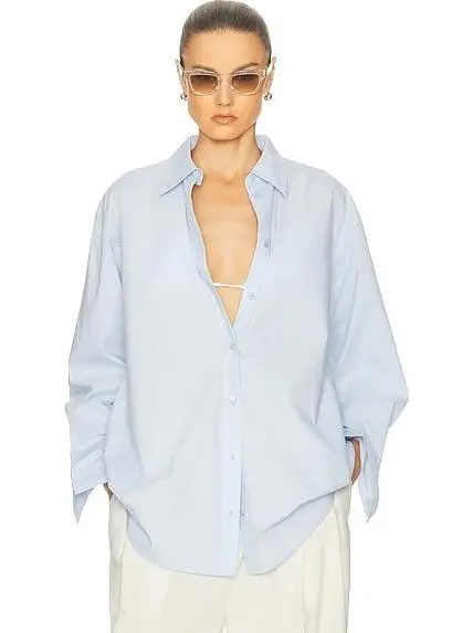 TOTEME Classic Tumbled Shirt - Sky