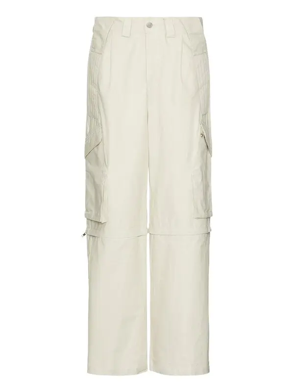 BASKETCASE Dolly Zip Off Cargo Pants - Bone