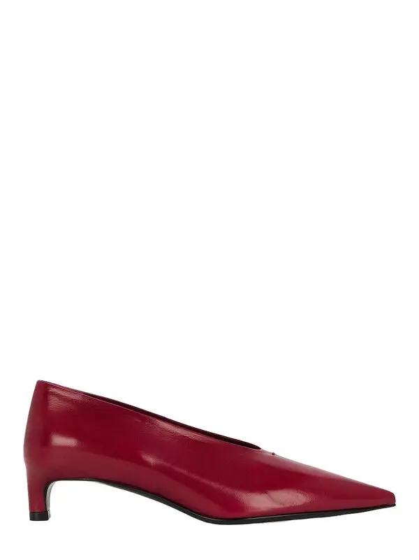 JIL SANDER Pump - Cedar Red