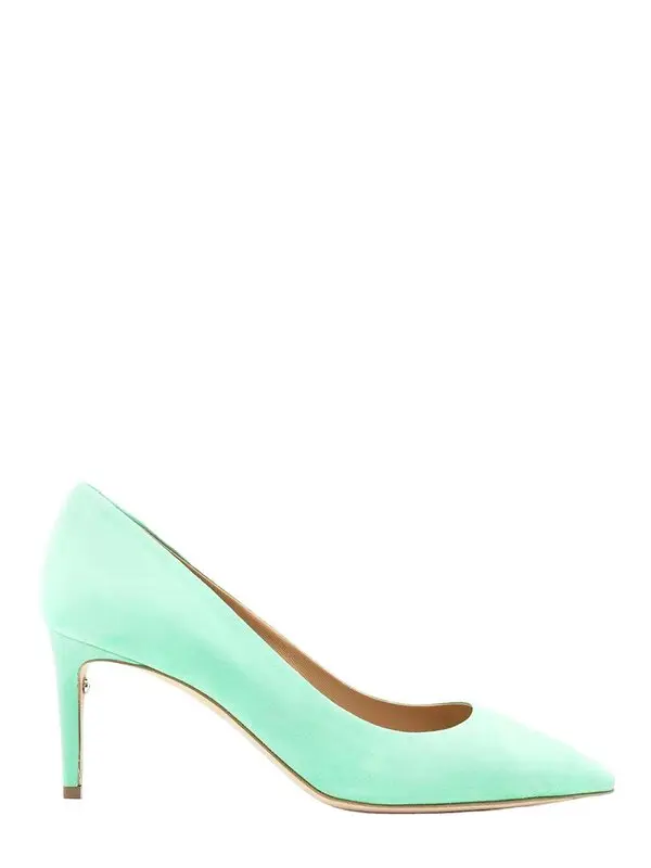 FERRAGAMO 70mm Ilary Suede Pumps - Green