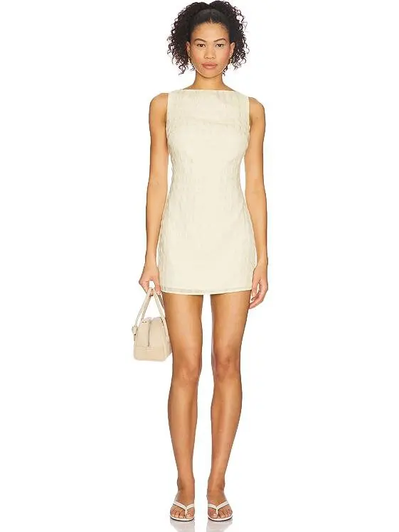 STONE COLD FOX X Revolve Maggie Mini Dress - Lemon