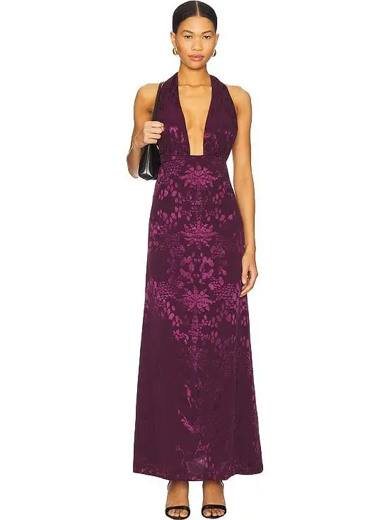 Eugenia Fernandez Mero Dress - Wine