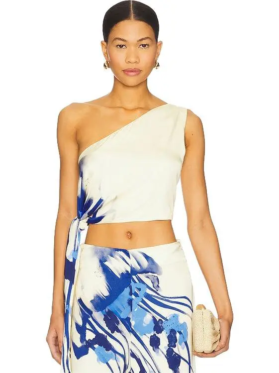 Eugenia Fernandez Sabaji Crop Top - Ivory
