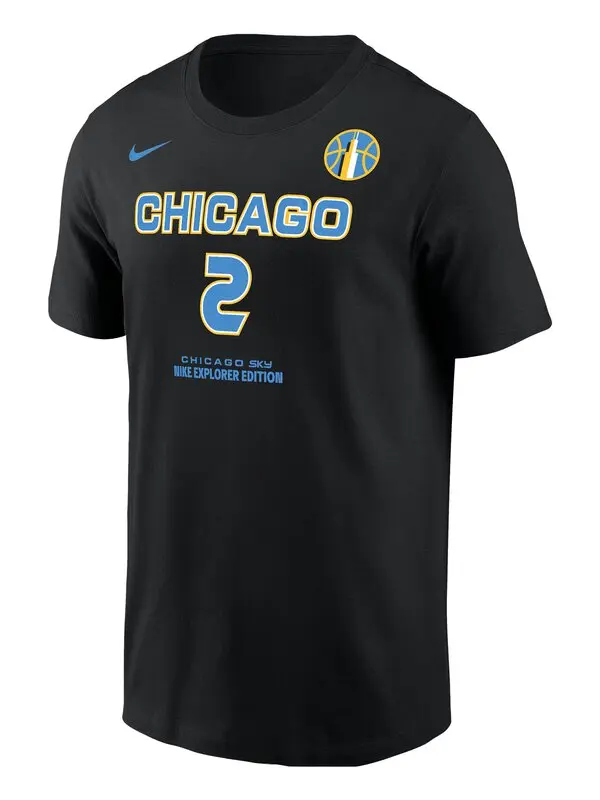 Nike Hailey Van Lith Chicago Sky Wnba T-shirt - Black