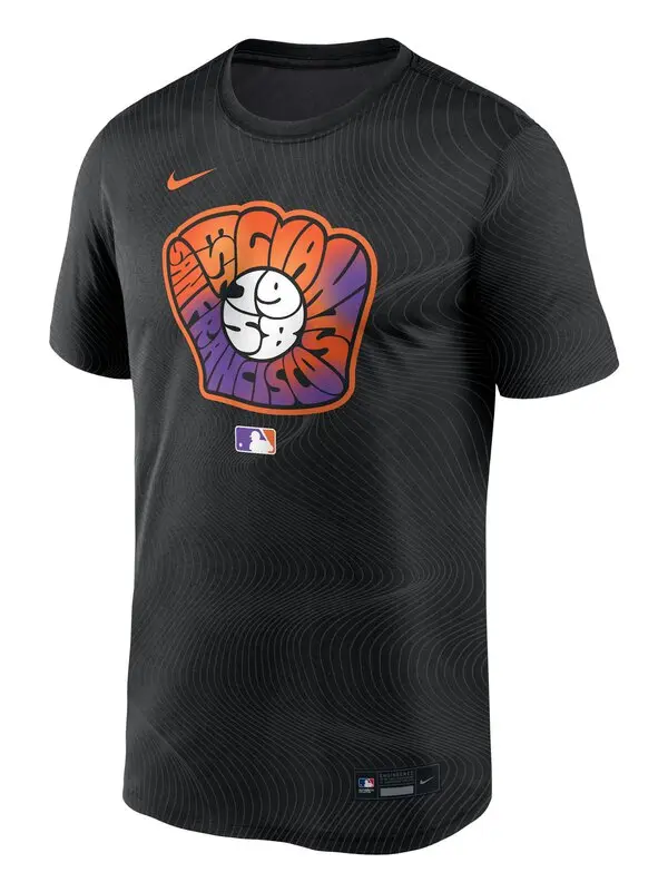 Nike San Francisco Giants Authentic Collection City Connect Velocity Dri-fit Mlb T-shirt - Grey