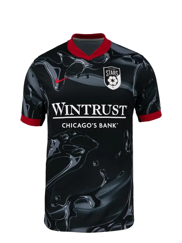 Nike Mallory Swanson Chicago Stars Fc 2025 Stadium Away Dri-fit Nwsl Replica Jersey - Black